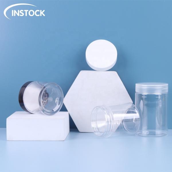 Quality Recyclable PET Plastic Jar 50ml 60ml 100ml 120ml 150ml 200ml 250ml for sale