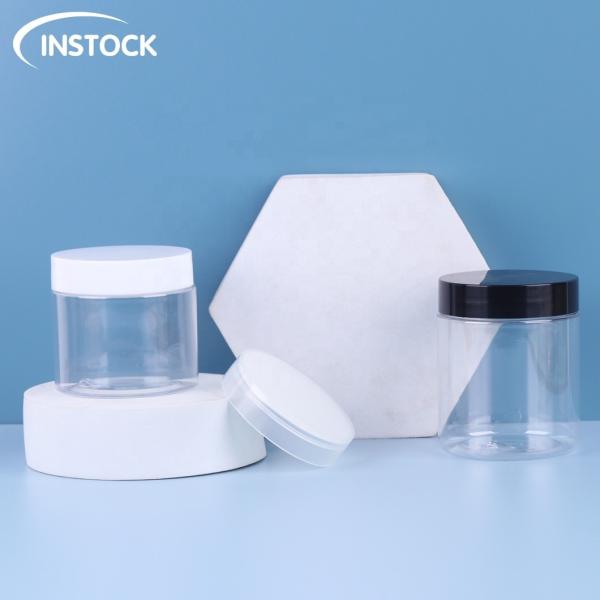 Quality Recyclable PET Plastic Jar 50ml 60ml 100ml 120ml 150ml 200ml 250ml for sale