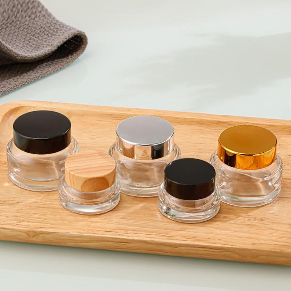 Quality Simple Cosmetic Glass Bottle Leak Proof UV Electroplating Glass Skincare Bottles for sale