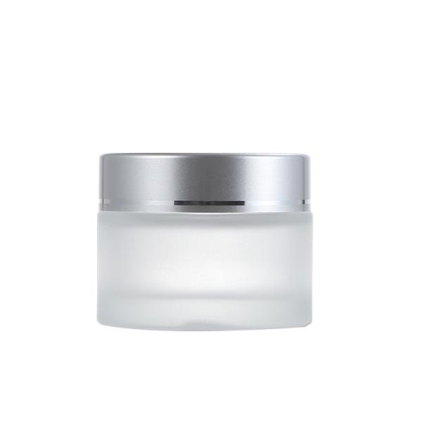 Quality Leak Proof Transparent Glass Cosmetic Containers 120ml Frosted Cosmetic Bottle for sale