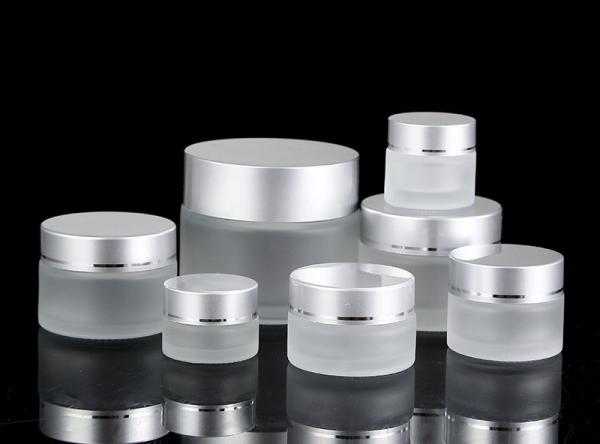 Quality Leak Proof Transparent Glass Cosmetic Containers 120ml Frosted Cosmetic Bottle for sale