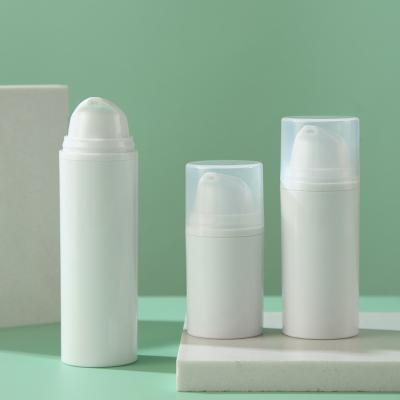 China Frasco de bomba de creme para cuidados com a pele sem ar UKA22 Frascos cosméticos cilíndricos sem ar à venda