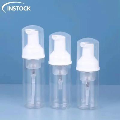 China Instock Lash Foam Cleanser Bottles 80ml 100ml Teeth Washing Bottle Mousse Packaging Cosmetic Dispenser Foam Pump Bottle for sale