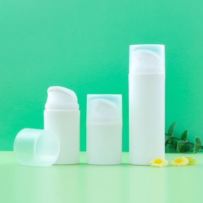 China Garrafas de bomba sem ar cosméticas recicláveis em âmbar para embalagens ecológicas à venda