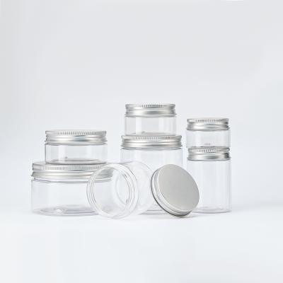 China JXPACK transparent Plastic jar, suitable for honey, nuts, candies, powders, etc. Food-grade plastic jar with lid for sale