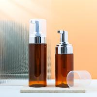 China Tea Color Plastic Foam Pump Bottle for Cosmetics - Customizable for sale