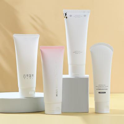 China Biologisch afbreekbare plastic cosmetische buis voor huidverzorging met flip-top Te koop