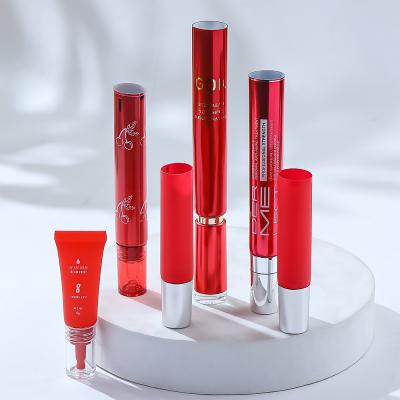 China Op maat gemaakte plastic cosmetische buizen met schroef of flip-caps Te koop