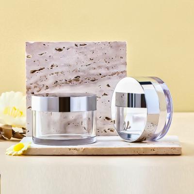 Китай Прозрачная пластиковая банка для косметического крема с завинчивающейся крышкой продается