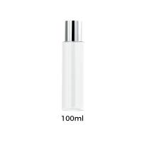 China Custom PET Plastic Cosmetic Bottle 80ml with Screw Cap for sale