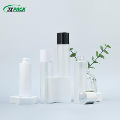 China PET Cosmetic Bottle 100ml 120ml 150ml Customizable Round for sale
