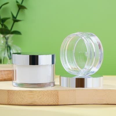Cina Vaso cosmetico in plastica da 50 ml con tappo a vite in vendita
