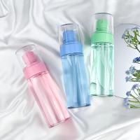 China Multi-Color Customizable Recyclable PET Plastic Spray Bottle for Cosmetic Packaging for sale