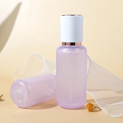 China Thick Wall Round Shoulder Recyclable Plastic Lotion Bottle for Premium Skincare Packaging for sale