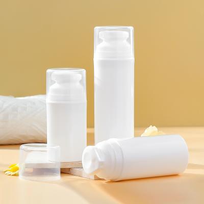 China Frosted Semi-Transparent Vacuum Foam Bottle with Hygienic Vacuum Pump and Customizable Options for Cosmetic Packaging for sale