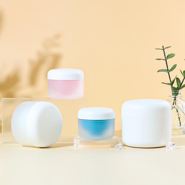 Quality BPA Free Cosmetic Cream Jar with Customizable Matte Finish for Skincare Brands for sale