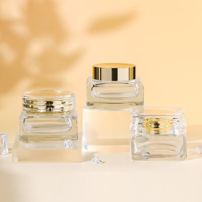 glass square jar
