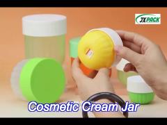 Bottone di crema cosmetica in plastica in PP da 50 g con tappo a vite