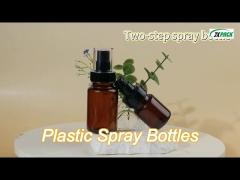 light-blocking food-grade plastic spray bottle with fine mist sprayer for cosmetics and medicines