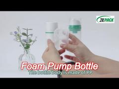 customizable transparent foam pump bottle for personal care