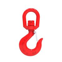 China SLR040-G80 Swivel Hook with Latch Forged Alloy Steel 2.5x Proof Test 20000 Cycles Fatigue Tested for sale