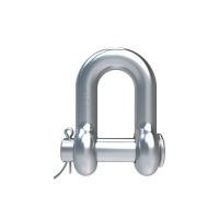 China SLR122 Round Pin Dee Shackles - Alloy Steel Forged Lifting Shackles with 0.5-35 Ton WLL Capacity EN818-2 Certified for sale