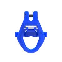 China SLR1066-G100 Clevis Master Link with Latch Bolt - 6.7T WLL, 26.8T Breaking Load for G80 Chain & Web Slings for sale
