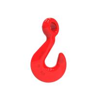 China SLR232 Eye Twist Hook 8T WLL Forged Alloy Steel Lifting Hook G80 Chain for sale
