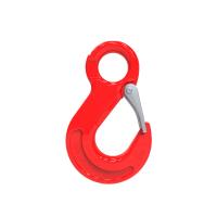 China SLR302-G80 Eye Sling Hook Forged Alloy Steel 1.12T WLL 4.48T BL for sale