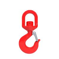 China SLR795 Swivel Hoist Hook 1.25T WLL Forged Alloy Steel G80 Chain Sling for sale