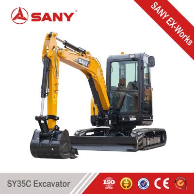 China SANY Official Manufacturer SY35 3.5 Tons Mini Mobile Excavator for Sale in bc for sale