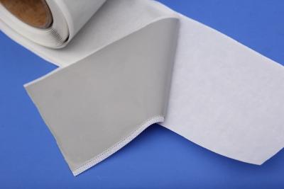 China Non-woven fabric backing butyl rubber adhesive tape for road for sale