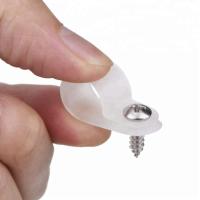 China R Type Nylon Plastic Cable Tie Accessories Screw Mounting Cable Fastener Clips for sale
