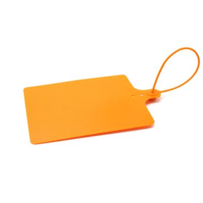 China Customized Tamper Proof Plastic Seal Security Tags For Shoes And Clothing for sale