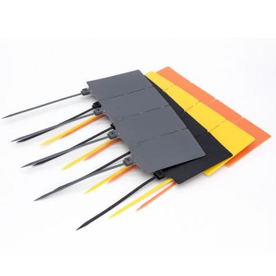 China OEM Durable Custom Plastic Security Seals 50IBS Tensile Strength 100PCS/BAG for sale