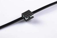 China PV Edge Solar Panel Cable Wire Organizer Metal Cable Clips 4.8mm Width for sale