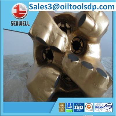 China API standard 4 blades 12-1/4" matrix body  & steel body PDC bits for drilling for sale