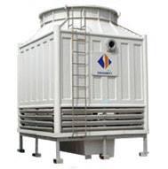 China Torre de refrigeração de água industrial de 400 toneladas de automação de fluxo cruzado com projeto de tipo fechado à venda