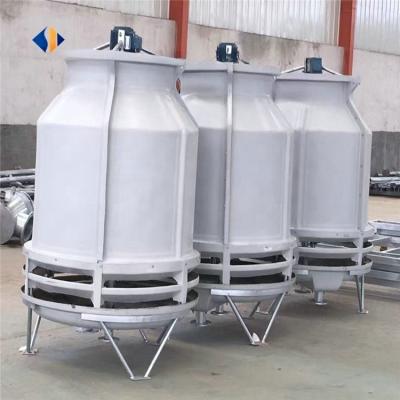 Cina 200 tonnellate forma Contro flusso Frp torre di raffreddamento industriale anticorrosivo con riempitore in PVC in vendita