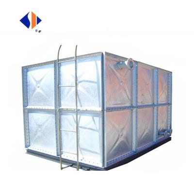 China Large Size Pressed Steel Water Tank with Customized Color and B mm Range of 1106-3112 for sale