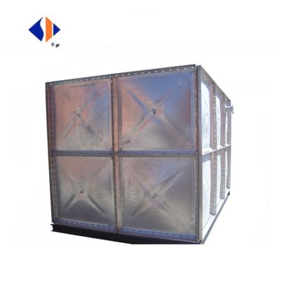 China Large Size Pressed Steel Water Tank with Customized Color and B mm Range of 1106-3112 for sale