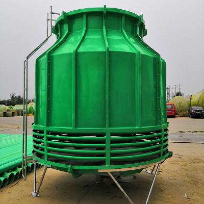 Cina 4342 D * 3835 H mm 10 tonnellate FRP torre di raffreddamento a flusso contatore rotondo per prestazioni di raffreddamento in vendita