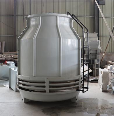 Cina Torre di raffreddamento dell'acqua di flusso anti-corrosione in FRP per il design a forma rotonda 880 KG in vendita