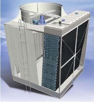 Cina DFH-1000 100 tonnellate Torre di raffreddamento dell'acqua a flusso incrociato per il sistema di condizionamento dell'aria in vendita