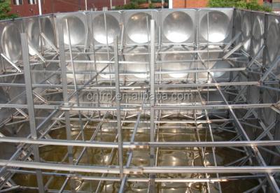 China CE-zertifizierter Wasserbehälter aus Edelstahl 10000 Liter mit Standarddicke zu verkaufen