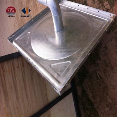 Cina 50 kg di acciaio inossidabile 304/316 Serbatoio d'acqua montato su pannello per lo stoccaggio dell'acqua potabile in vendita