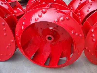 China FRP achterwaarts duwen Centrifugal uitlaatventilator voor logistiek centrum Montage Het hangt af Te koop