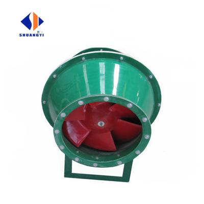 China Material de instalação vertical Ventilador de conduta de automação de fluxo inclinado de motor à prova de explosão à venda