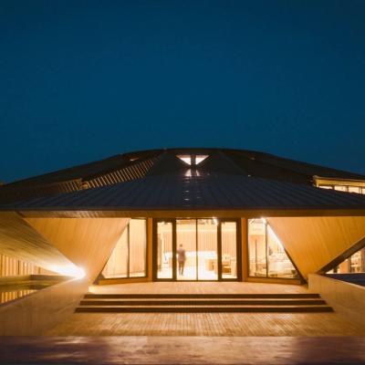 China Modern Steel Exhibition Pavilion Designed for Commercial Showcases and Displays for sale