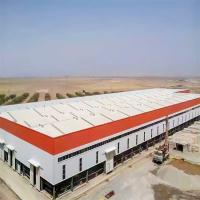 China High Strength Portal Frame Structural Steel Construction Building for sale